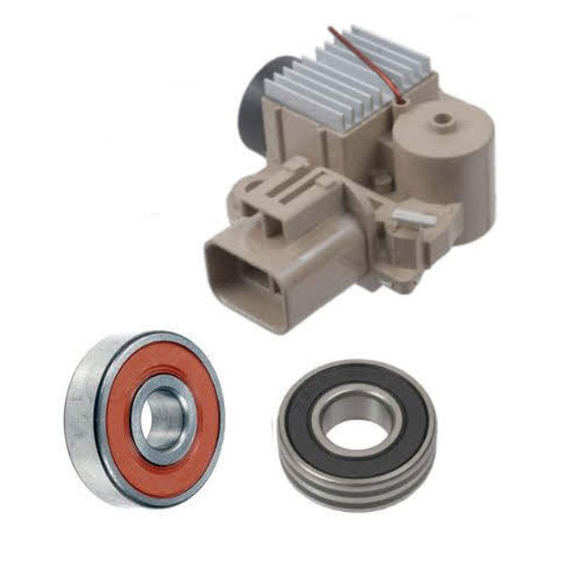 Alternator Rebuild Kit; Voltage Regulator with Brushes & Bearings Alte ...