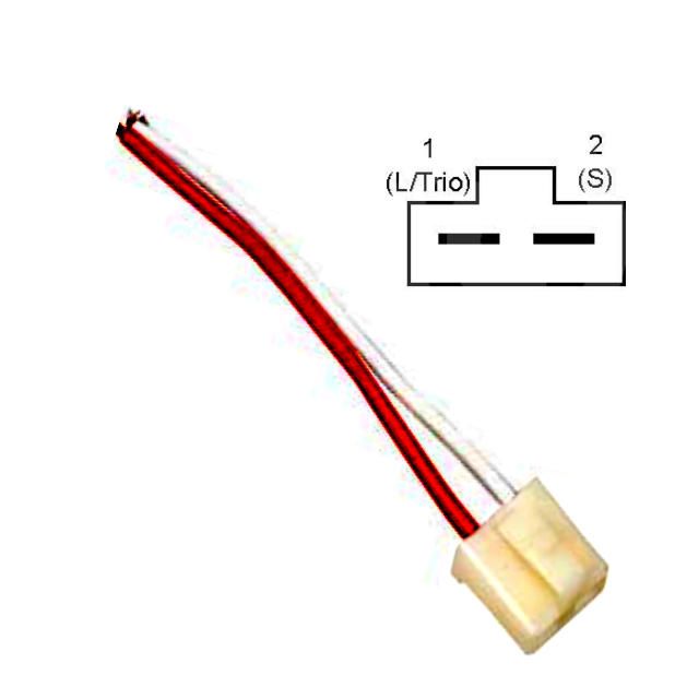 2 Wire Plug – alternatorbrush.com