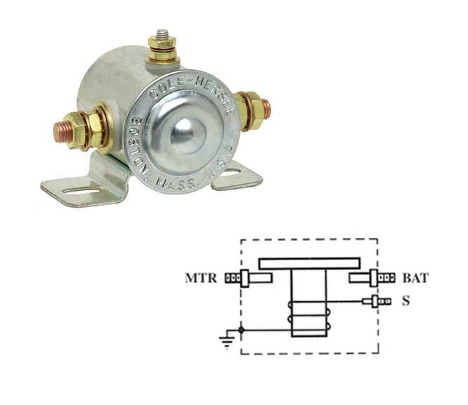 3 Terminal Copper 12 Volt Solenoid – alternatorbrush.com