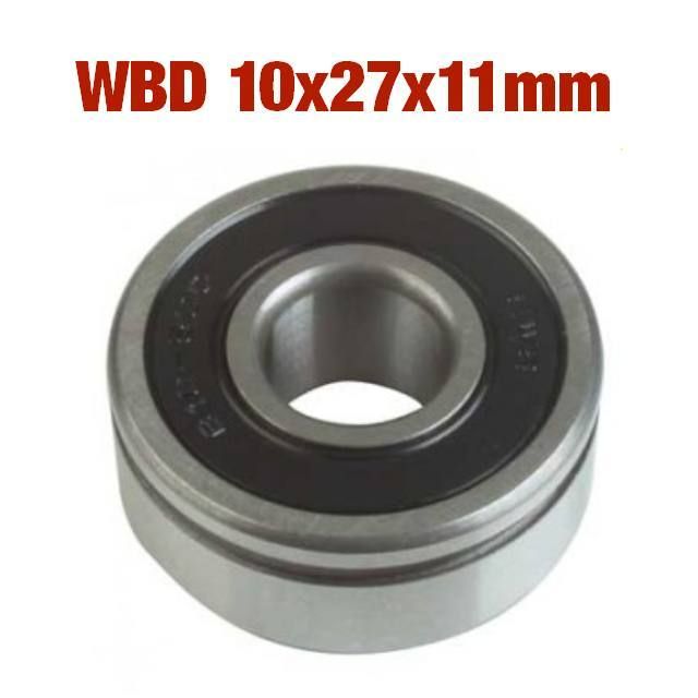 B10-50D, Double Sealed, 10mm ID, 27mm OD, 11mm W – alternatorbrush.com